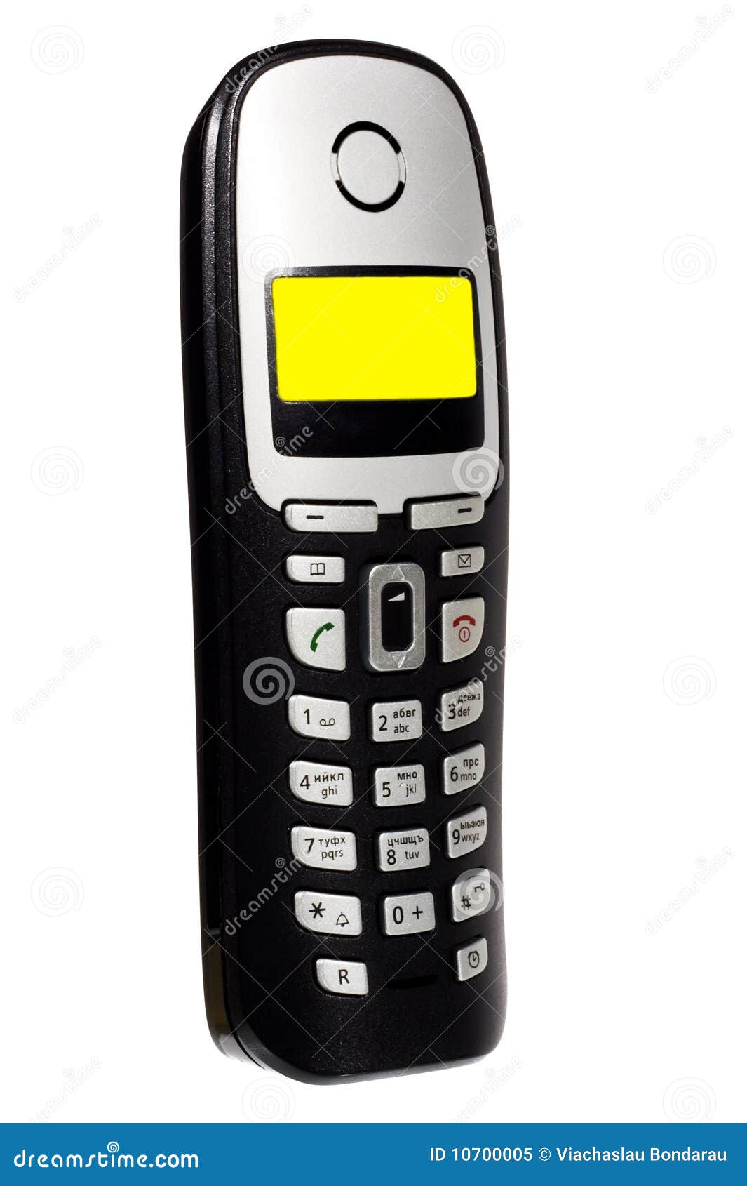 DECT phone stock image. Image of entertainment, keyboard - 10700005