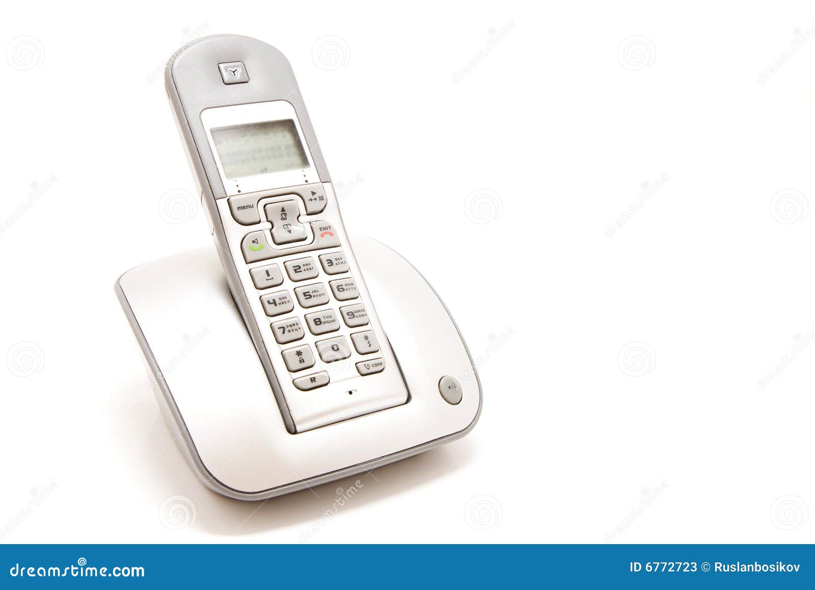 Dect telephone stock image. Image of close, digital, film - 6772723
