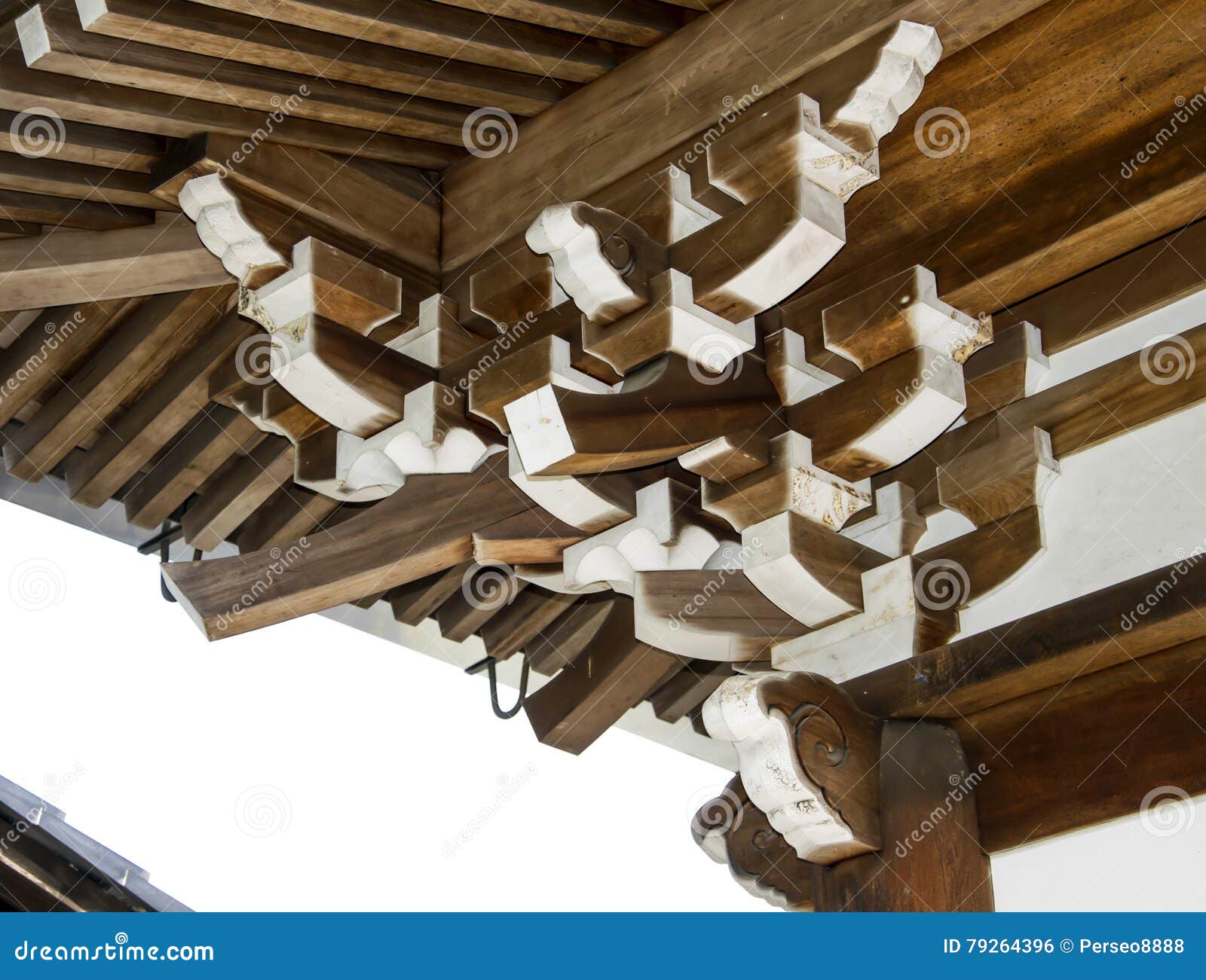 Dectails Of Japanese Column Architecture Royalty-Free Stock Image ...