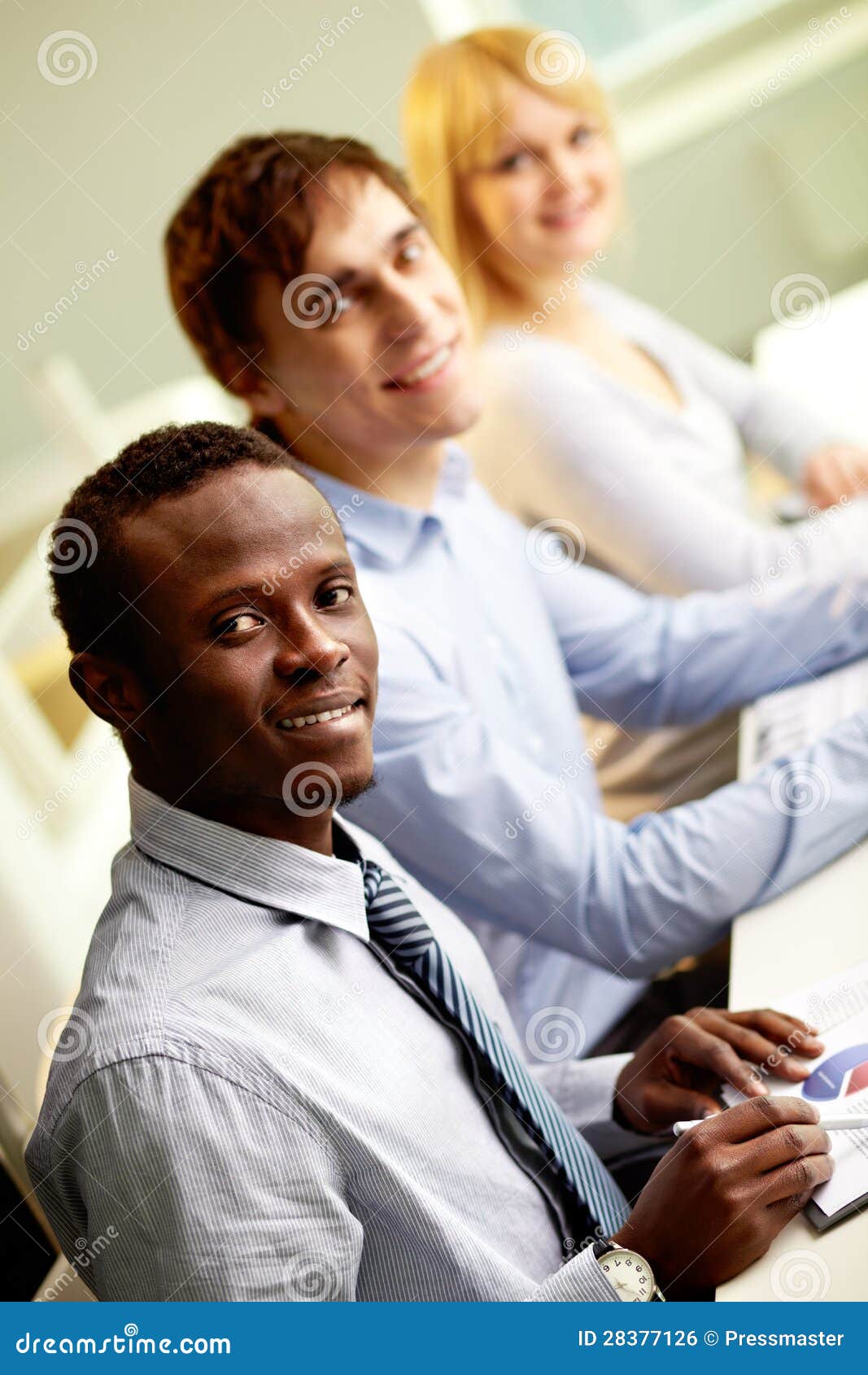 Dedicated team stock photo. Image of confident, happy - 28377126