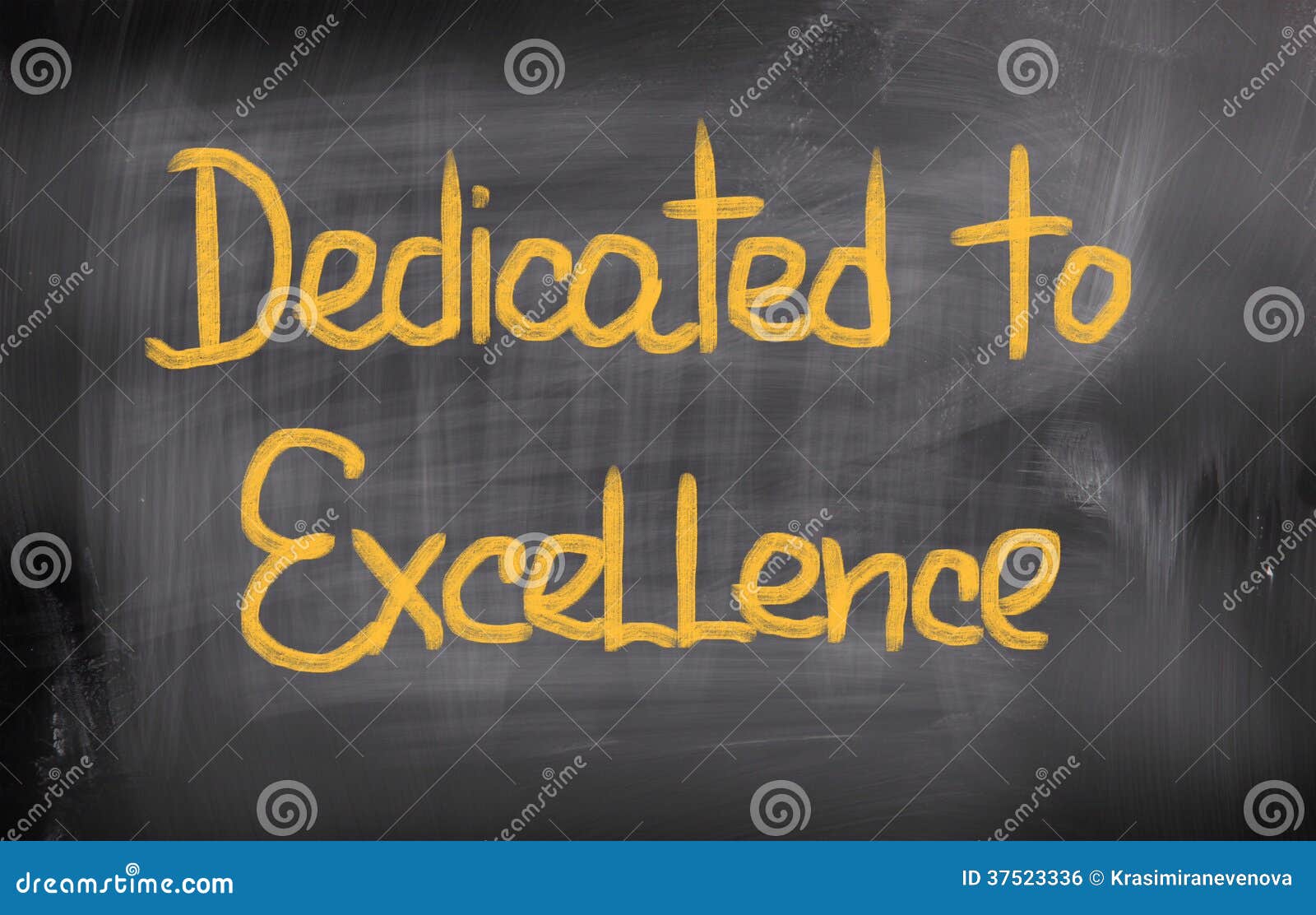 Dedicated To Excellence Concept Stock Photo - Image of people ...
