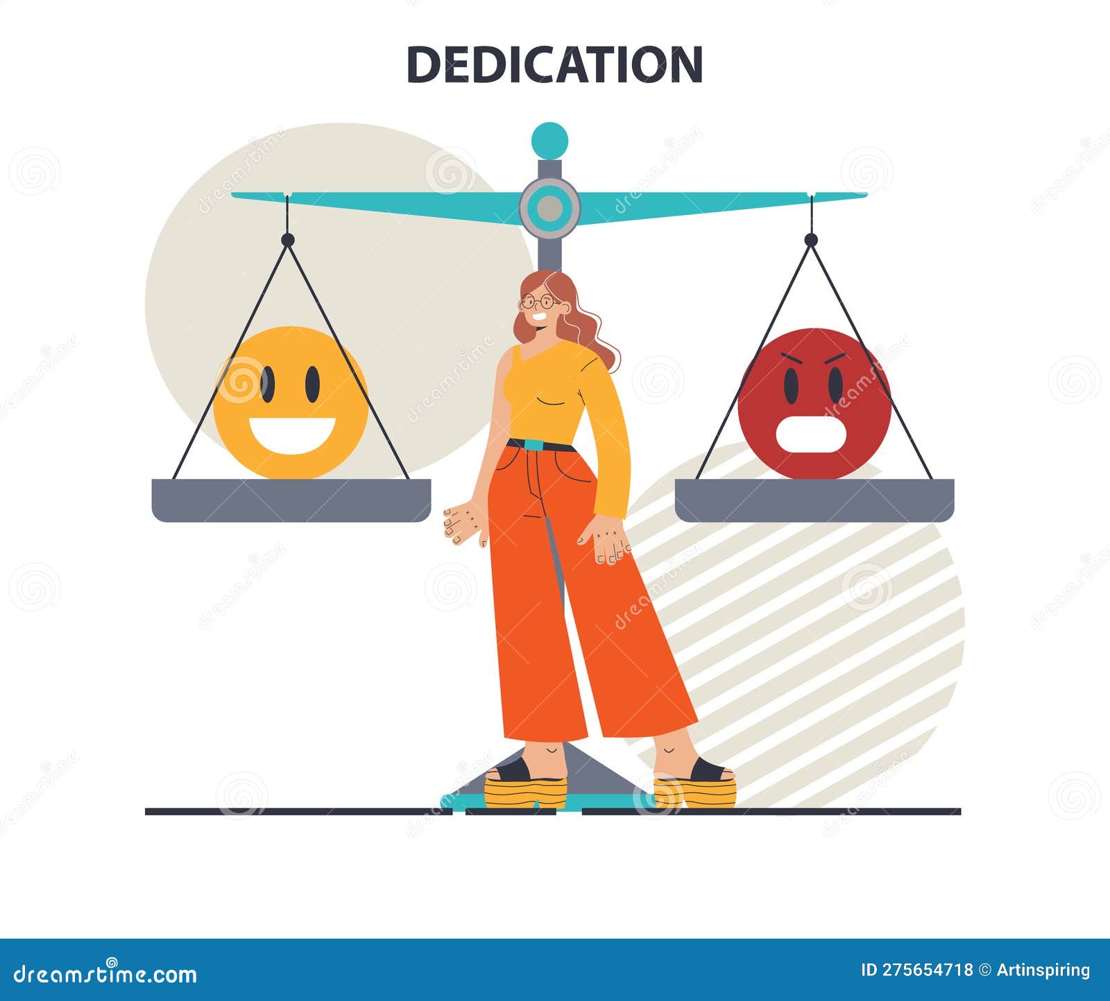 Dedication Concept. Character Corporate Loyalty and Personal Stock ...