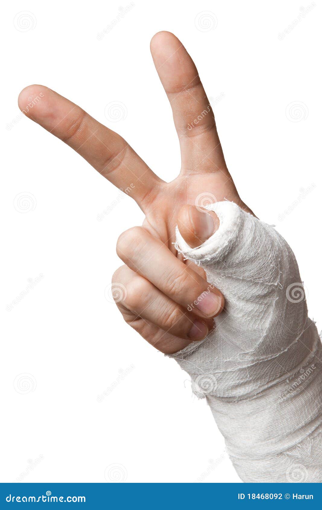 Dedo ferido foto de stock. Imagem de dedos, dedo, polegar - 18468092