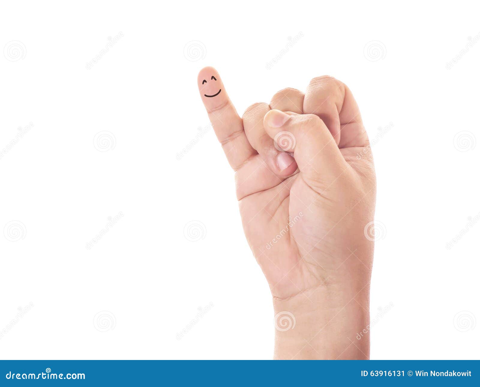 Dedo meñique de la sonrisa imagen de archivo. Imagen de sonrisa - 63916131
