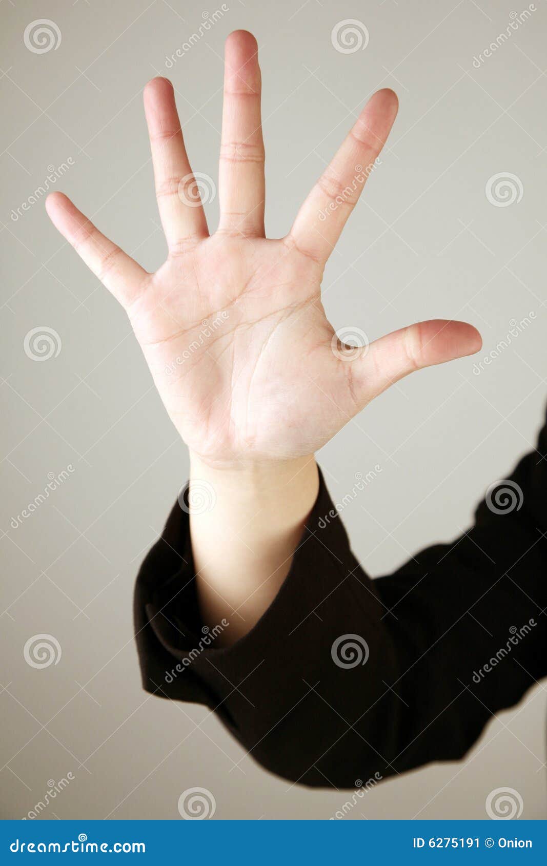 Dedos Que Mostram O Número 5 Imagem de Stock - Imagem de dedo, indique ...