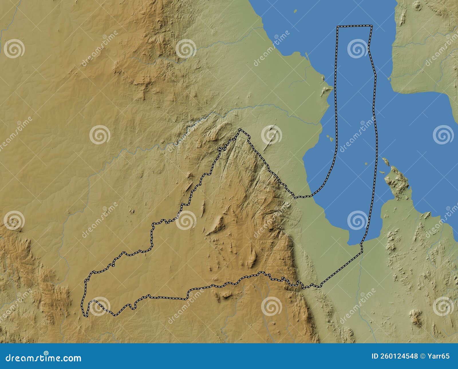 Dedza, Malawi. Physical. No Legend Stock Illustration - Illustration of ...
