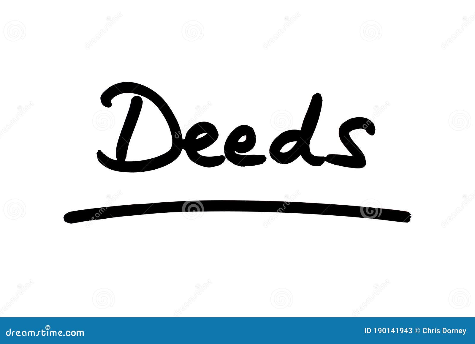 Deeds stock illustration. Illustration of notice, instrument - 190141943