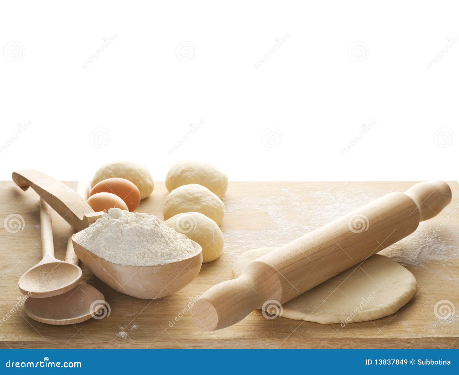 Deeg stock afbeelding. Image of kneden, eigengemaakt - 13837849