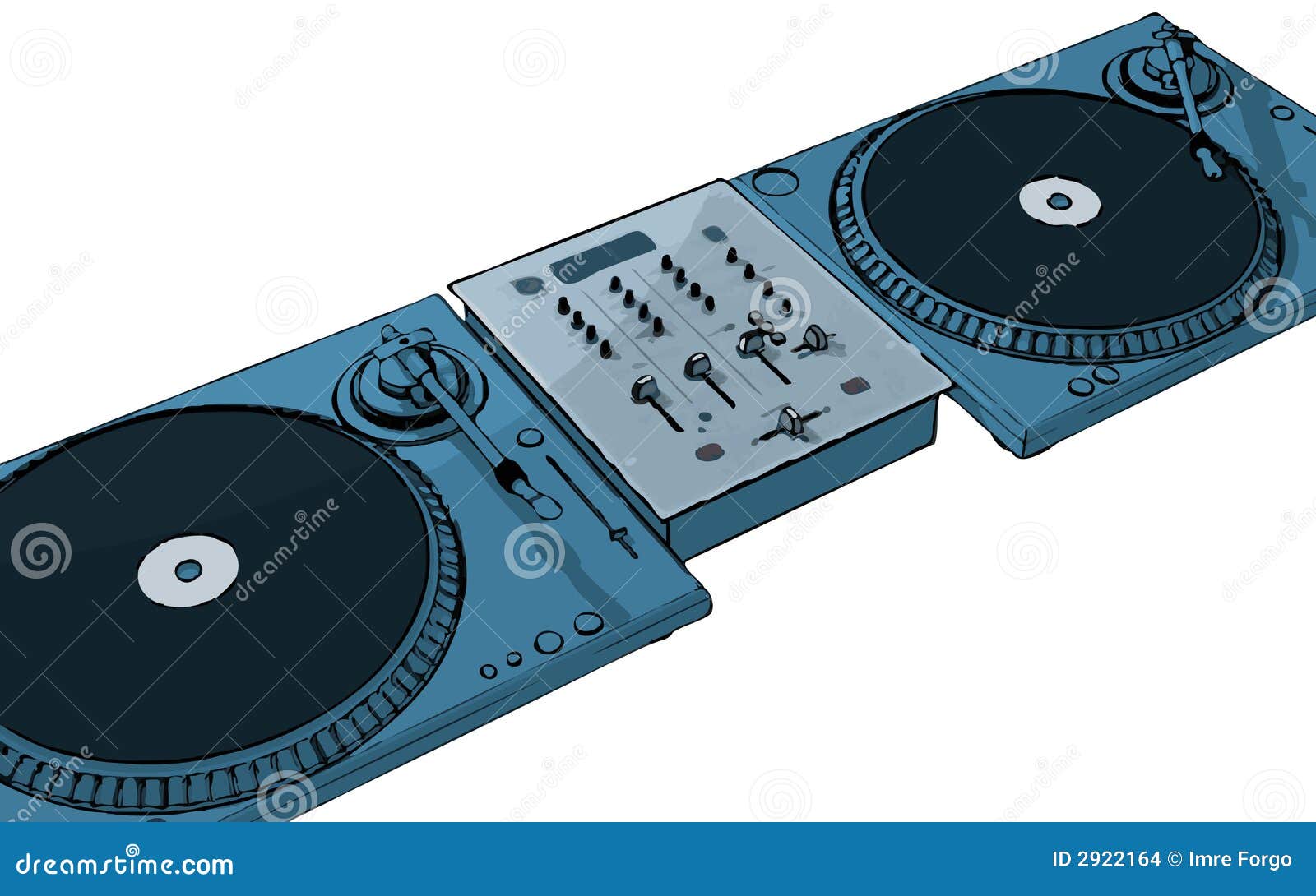Deejay stock vector. Illustration of media, groove, flyer - 2922164
