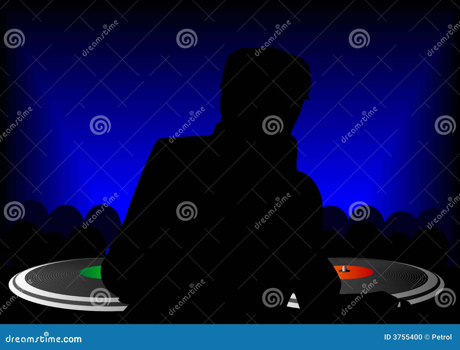 Deejay stock vector. Illustration of club, party, disco - 3755400