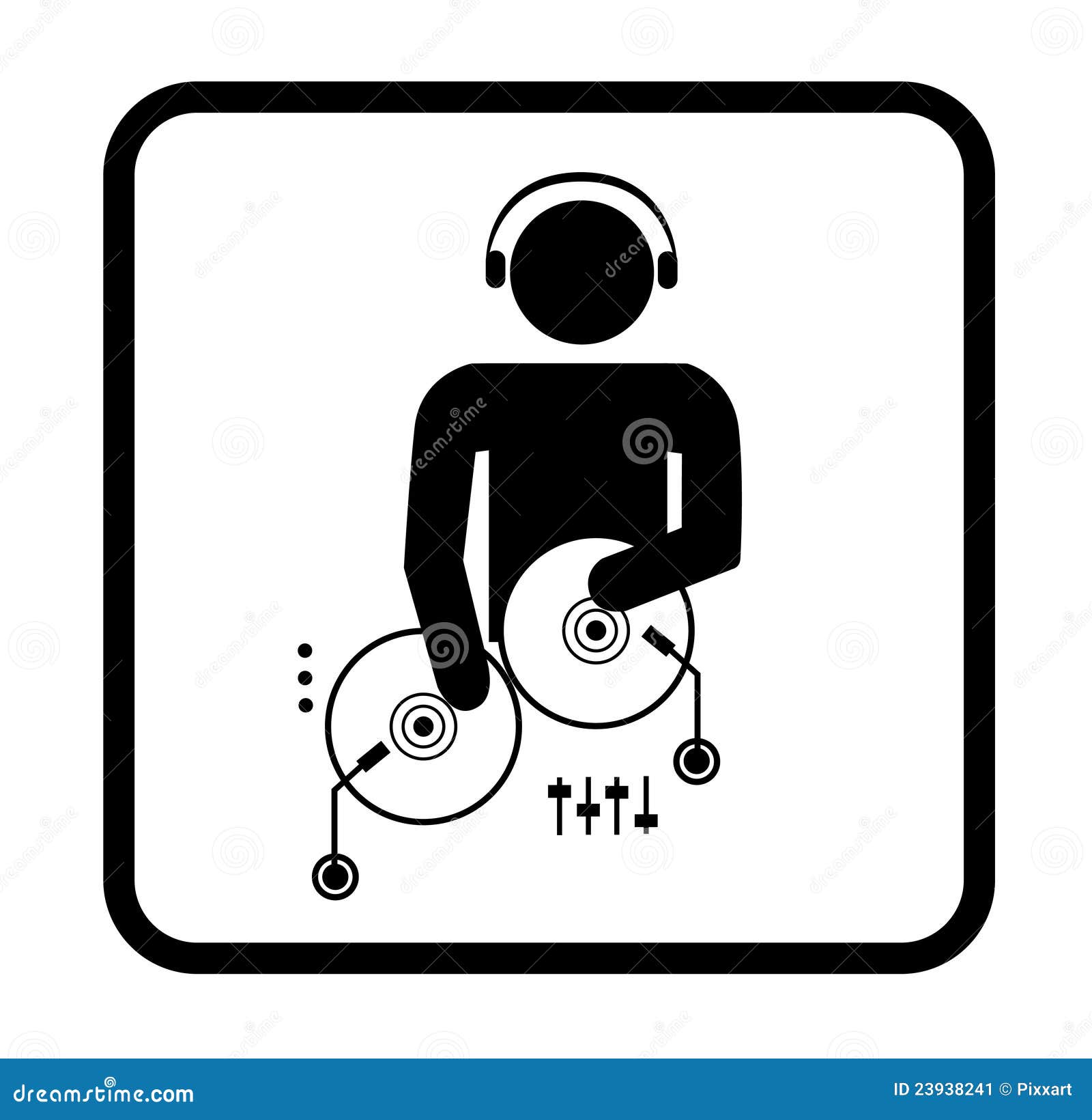 Deejay 04 Cartoon Vector | CartoonDealer.com #1797213