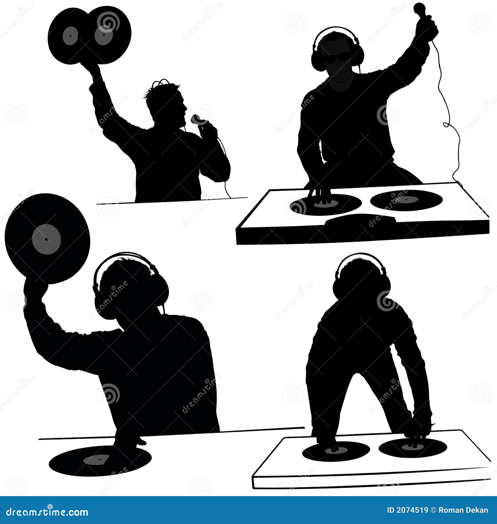 Deejay 04 Cartoon Vector | CartoonDealer.com #1797213