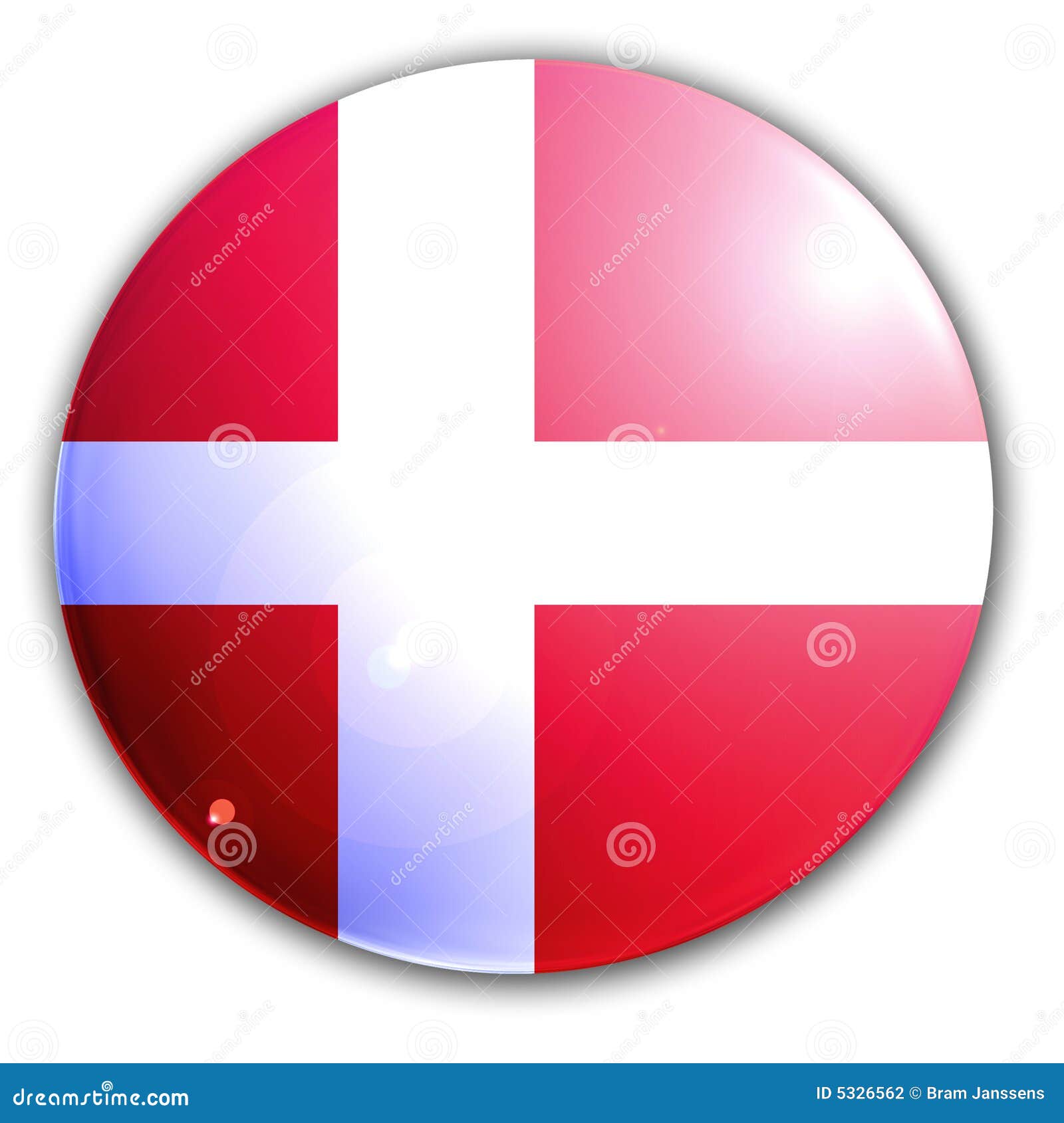 Deense vlag stock illustratie. Illustration of denemarken - 5326562