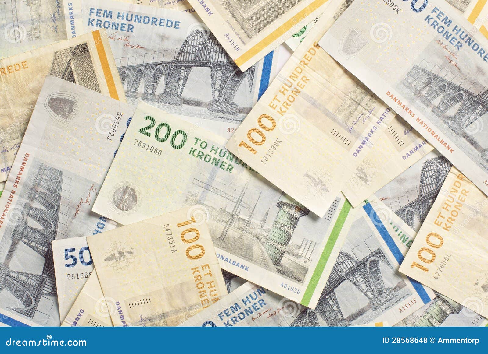 Deense Vreemde valuta stock foto. Image of financieel - 28568648