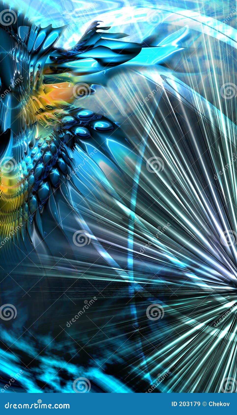 Deep stock illustration. Illustration of reflection, form - 203179