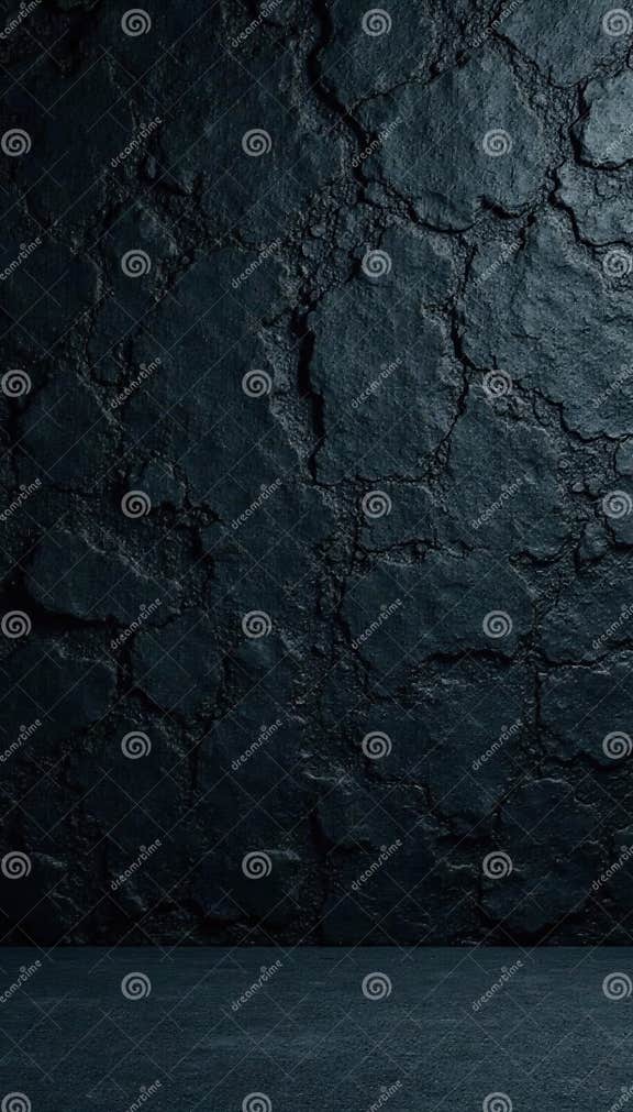 Deep Anthracite Concrete, Rugged Stone Backdrop, Stone Pattern, Rough Surface Stock Illustration ...