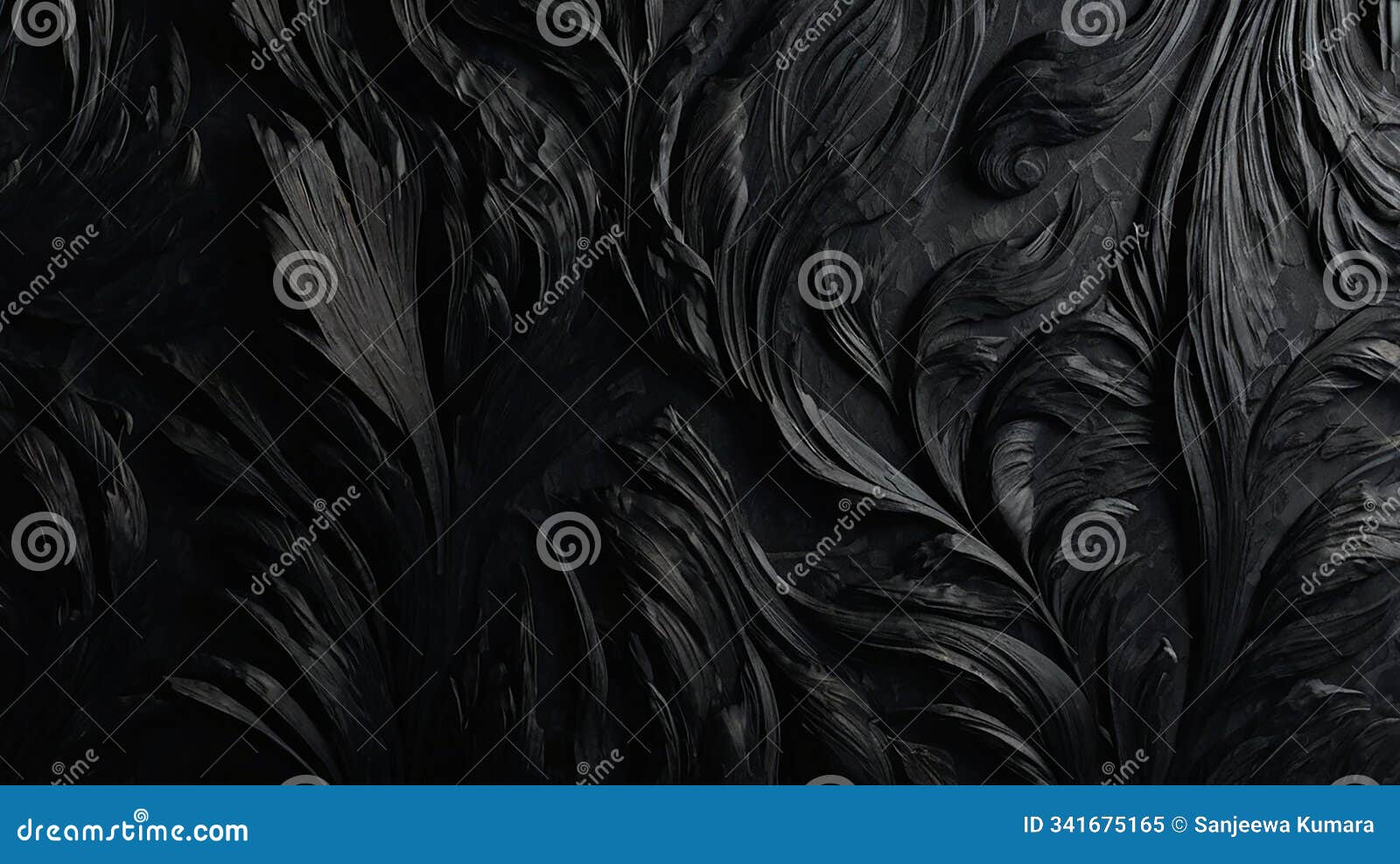 Deep Black Textured Abstract Wallpaper Stock Illustration ...