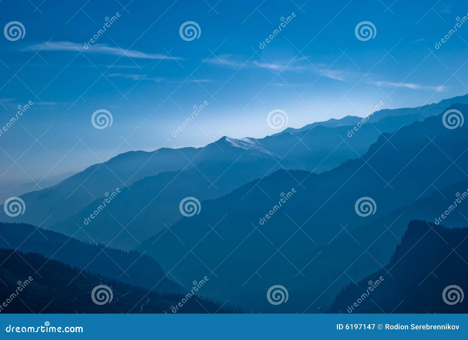 Deep blue stock image. Image of himalayas, mountains, india - 6197147