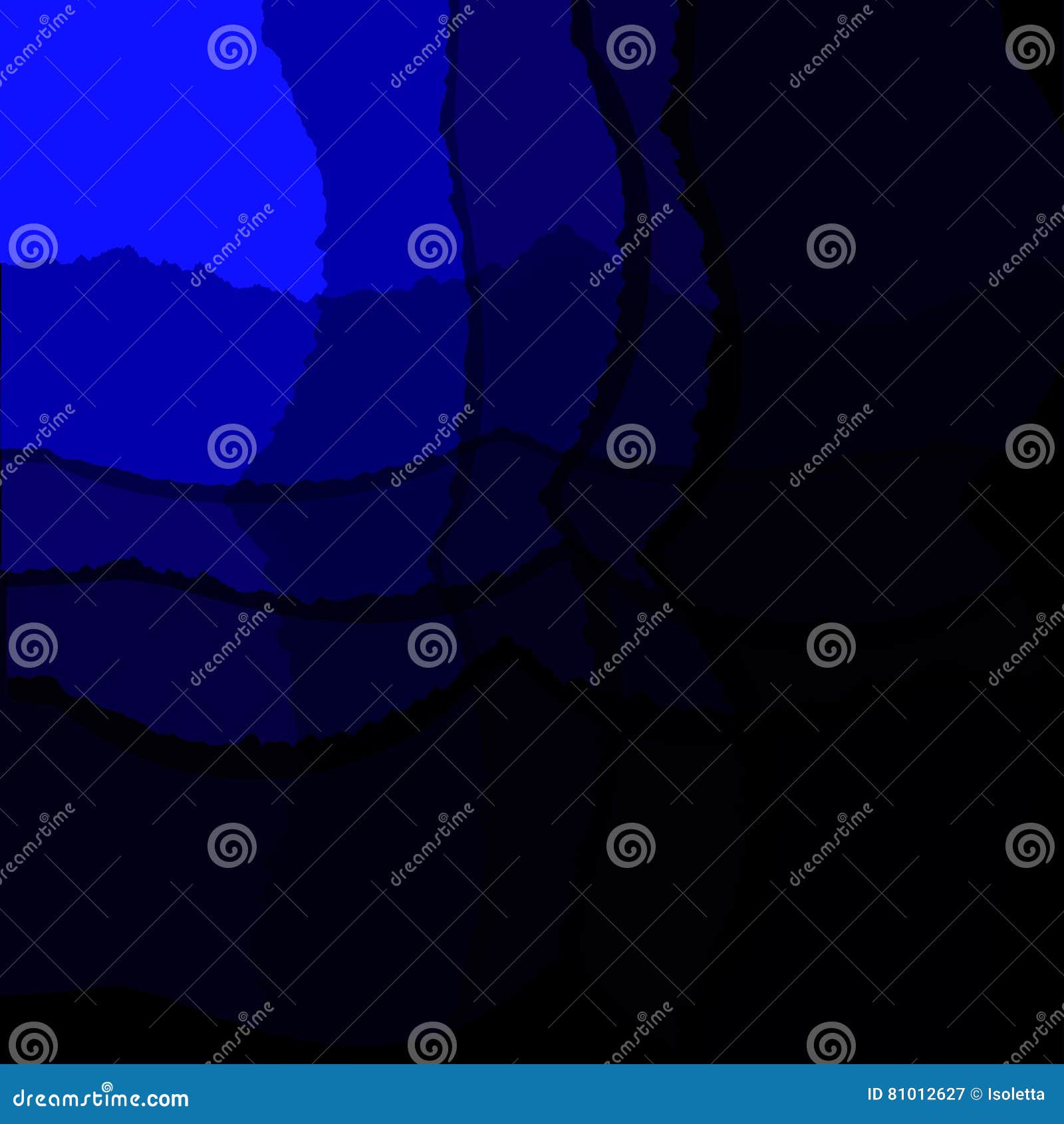 Deep Blue Abstract Background. Stock Vector - Illustration of ...