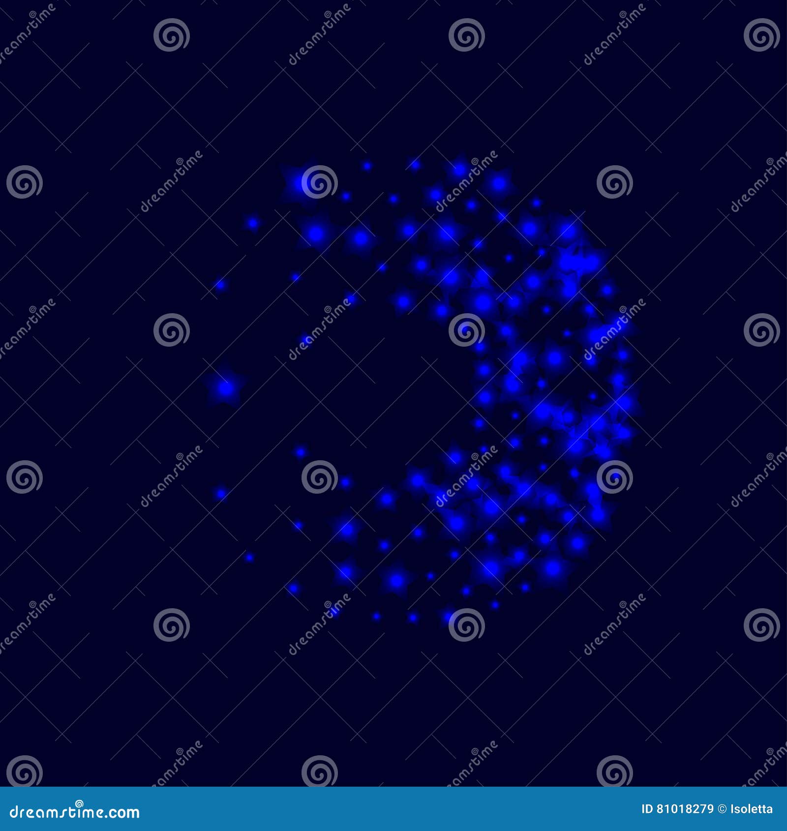 Deep Blue Abstract Background. Stock Illustration - Illustration of ...