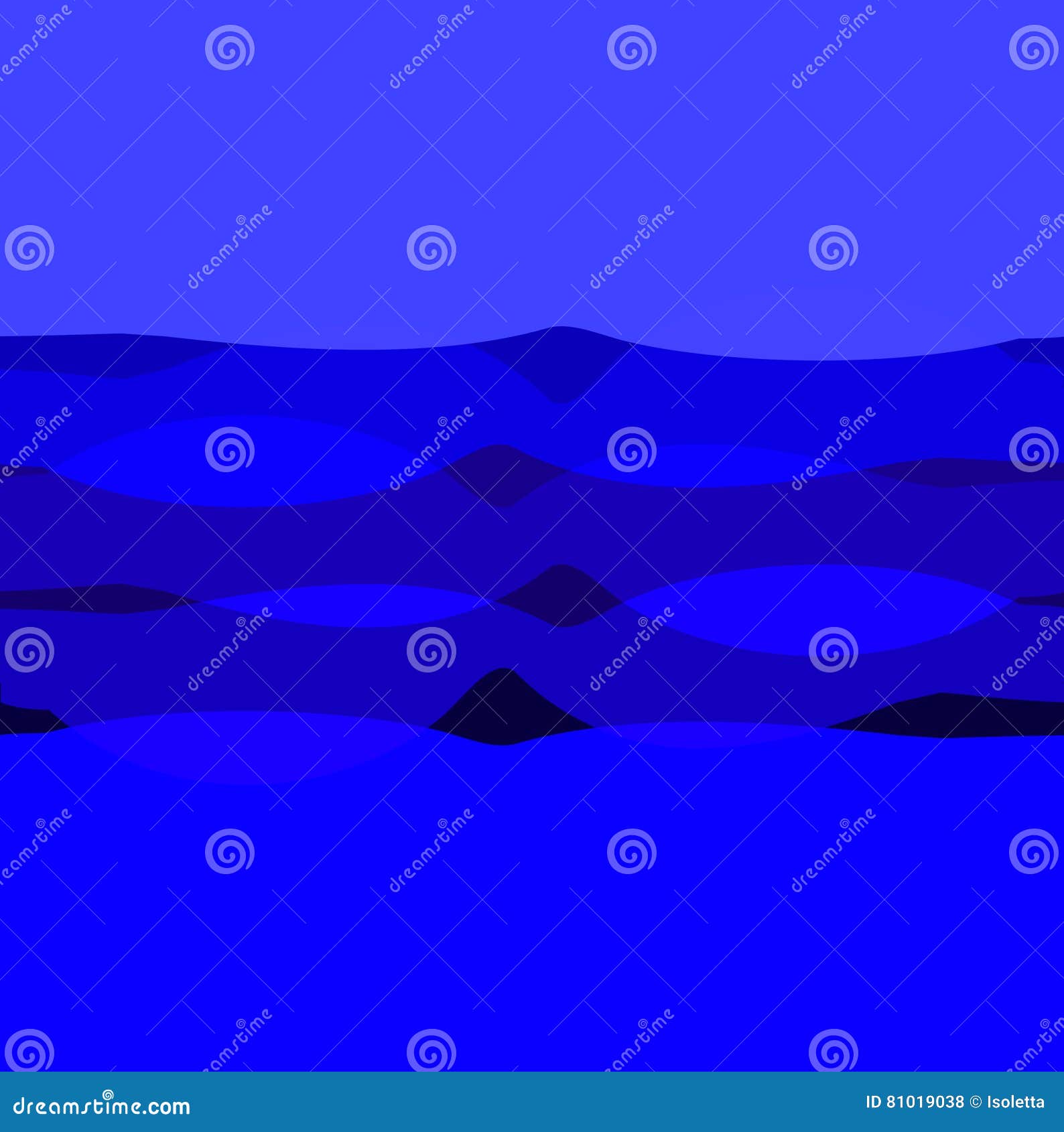 Deep Blue Abstract Background. Stock Illustration - Illustration of ...