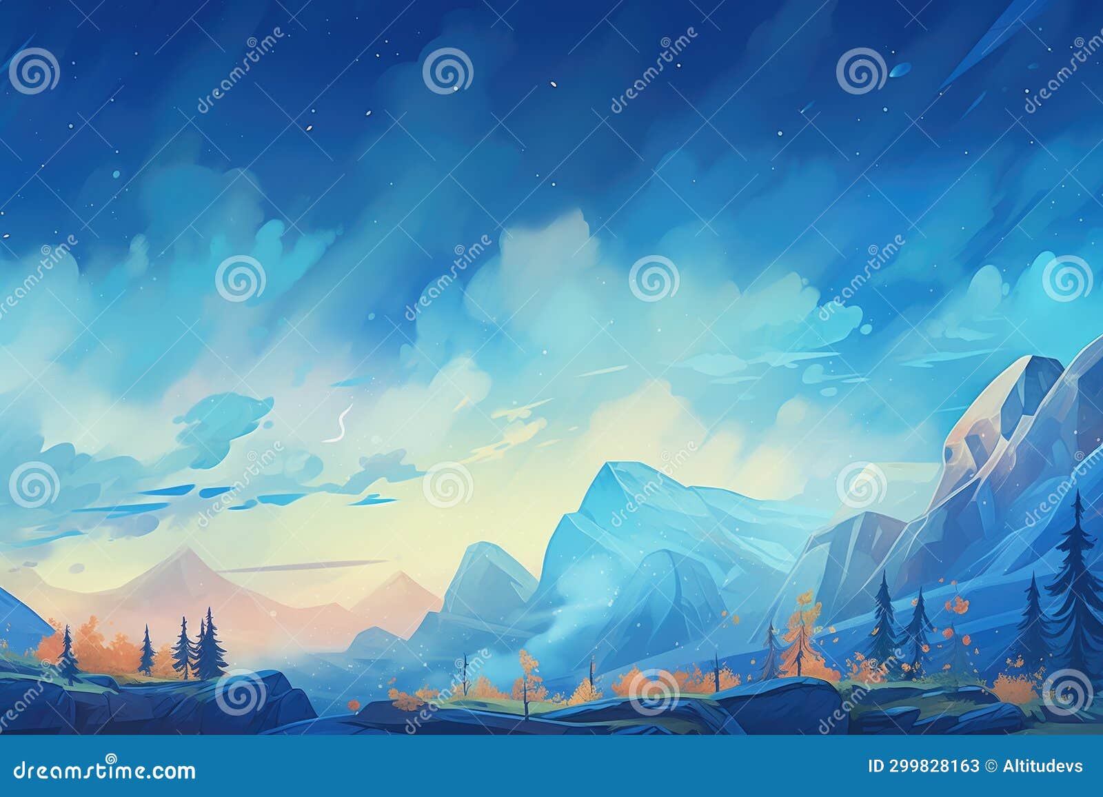 Mountainscape Cartoons, Illustrations & Vector Stock Images - 1781 ...