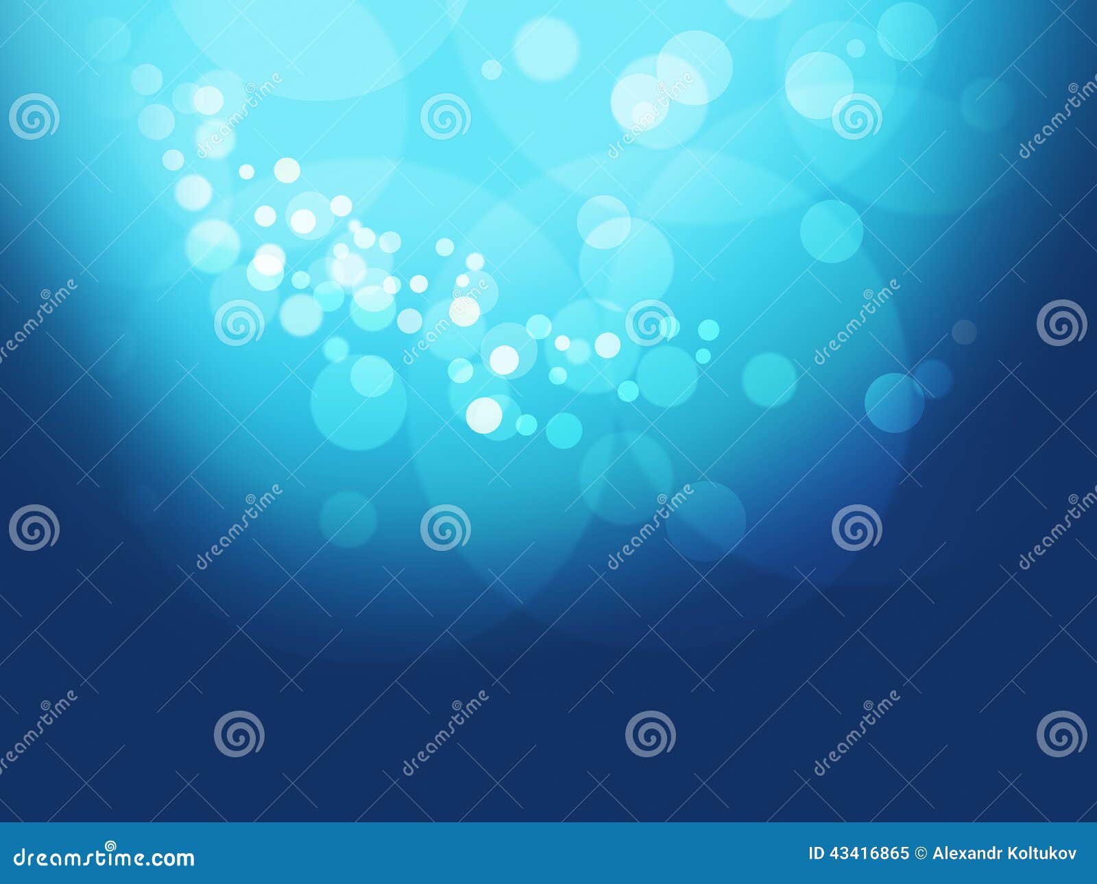 Deep_blue_background_with_baubles Illustration Stock - Illustration du ...