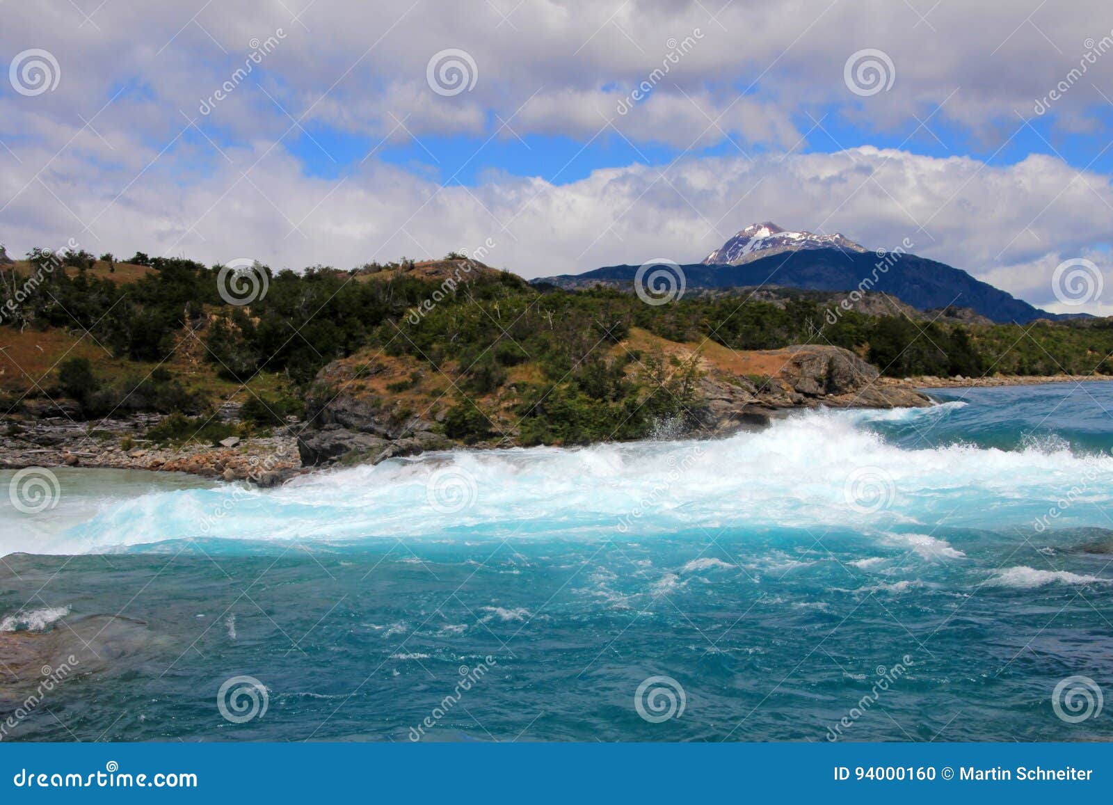 Deep Blue Baker River, Chile Stock Photo - Image of rapid, lake: 94000160