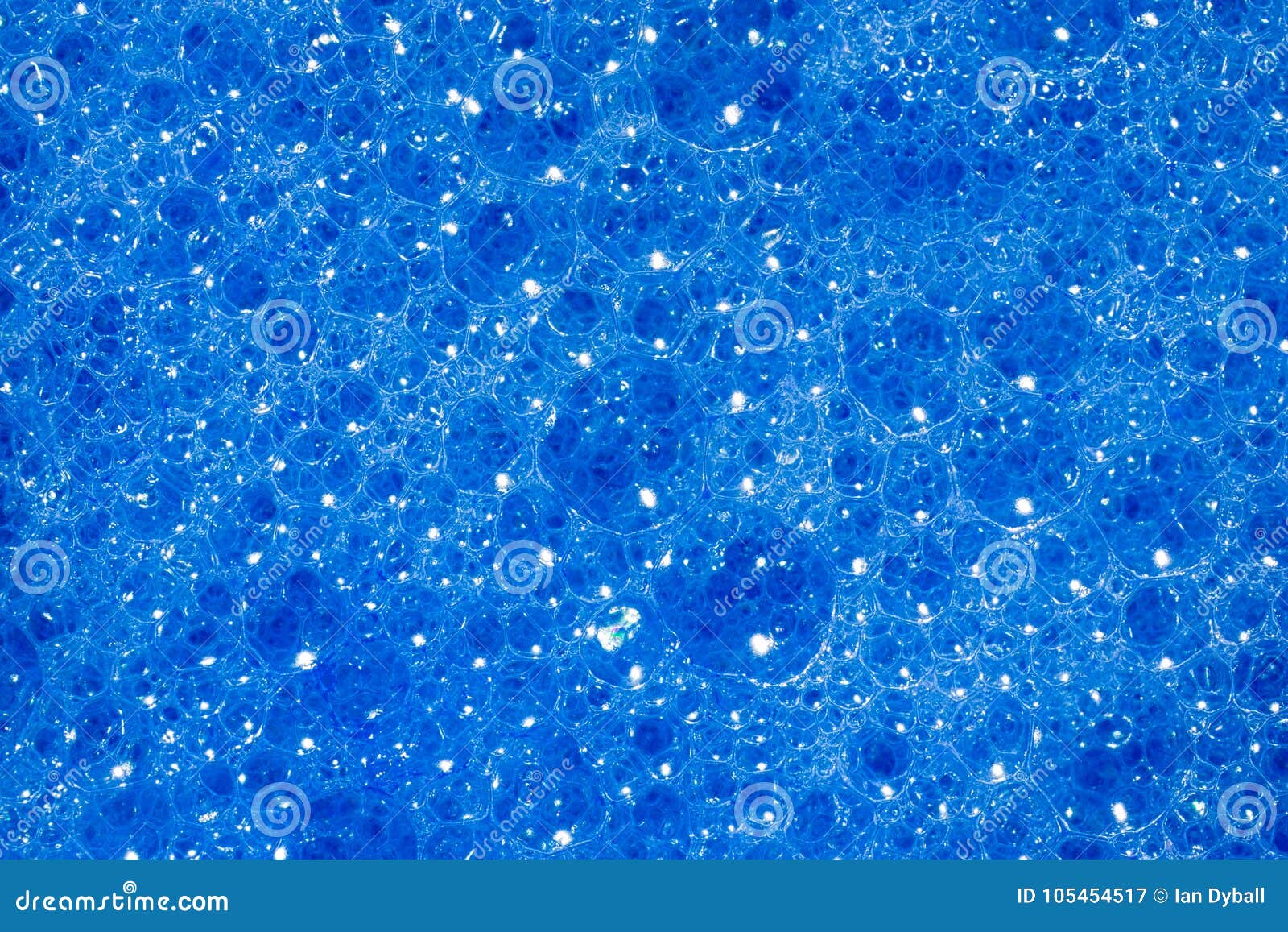 Deep Blue Bubbles. Macro Pattern and Texture Backgound Image. Stock ...