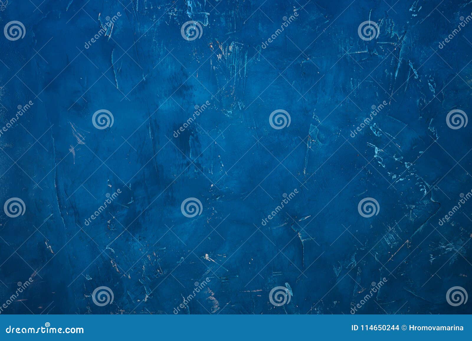 Deep Blue Color on the Plastered Wall. Stock Photo - Image of navy ...