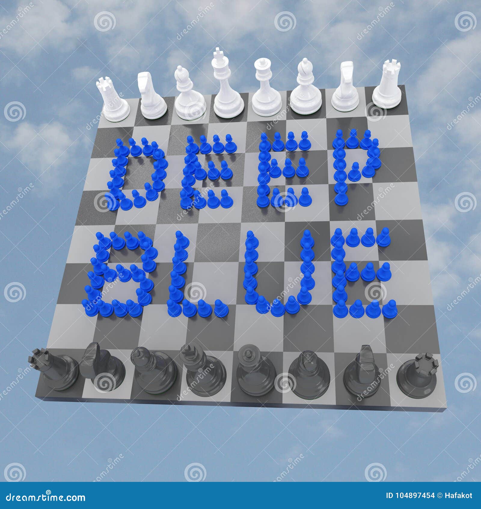 Deep Blue concept stock illustration. Illustration of checkered - 104897454