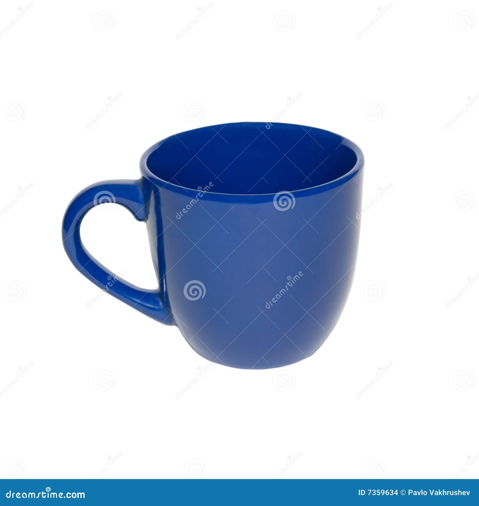 Deep blue cup stock photo. Image of macro, beverage, bright - 7359634