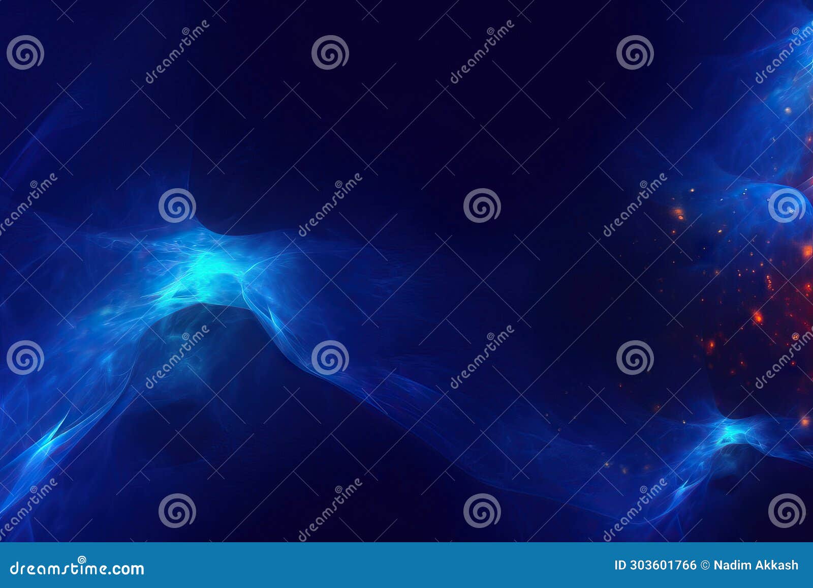 Deep Blue Elegant Abstract Flame Background. Abstract Galaxy Dot ...