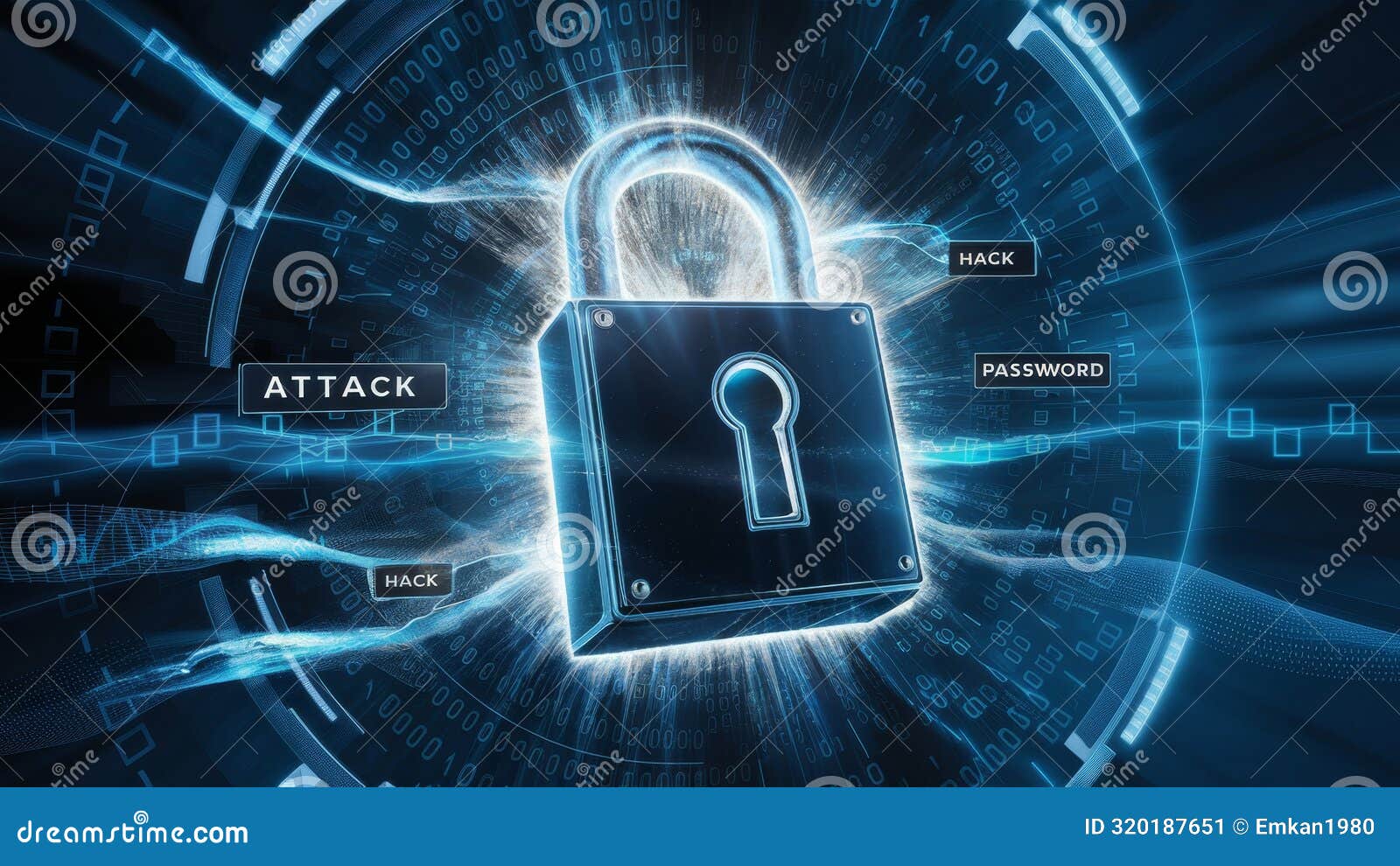 Deep Blue Gradient, Giving it a Futuristic and Cyber-themed Appearance ...