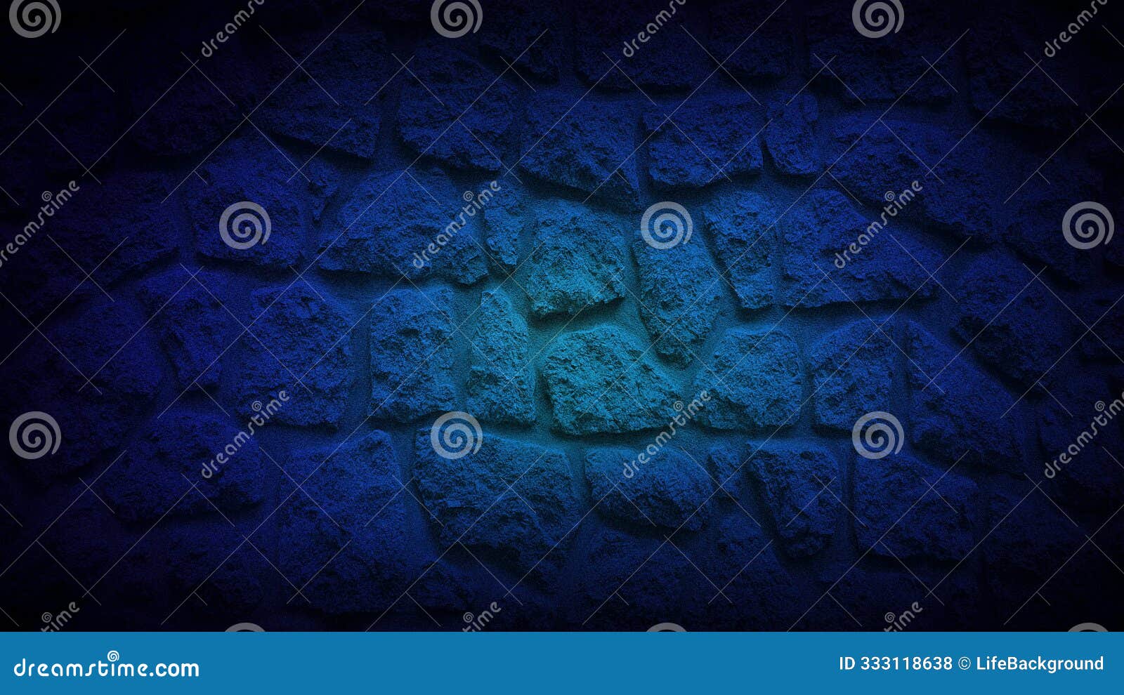 A Deep Blue Gradient Stone Wall Texture, Creating a Bold and Moody ...