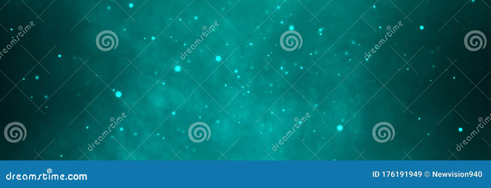 Deep Blue Horizonta Dramatic Background with Beautiful Universe Dust ...