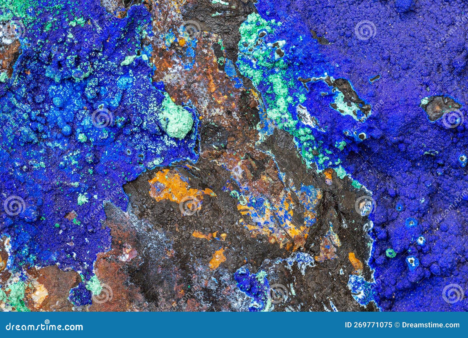 Deep Blue Lapis Lazuli Rock. Natural Mineral Stone Background Stock ...