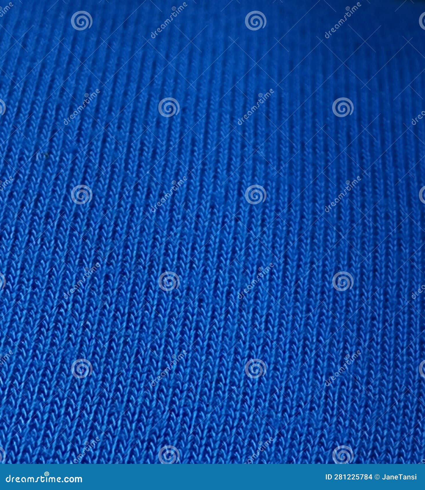 Deep Blue Machine Knitted Fabric Background with Space for Copy Stock ...