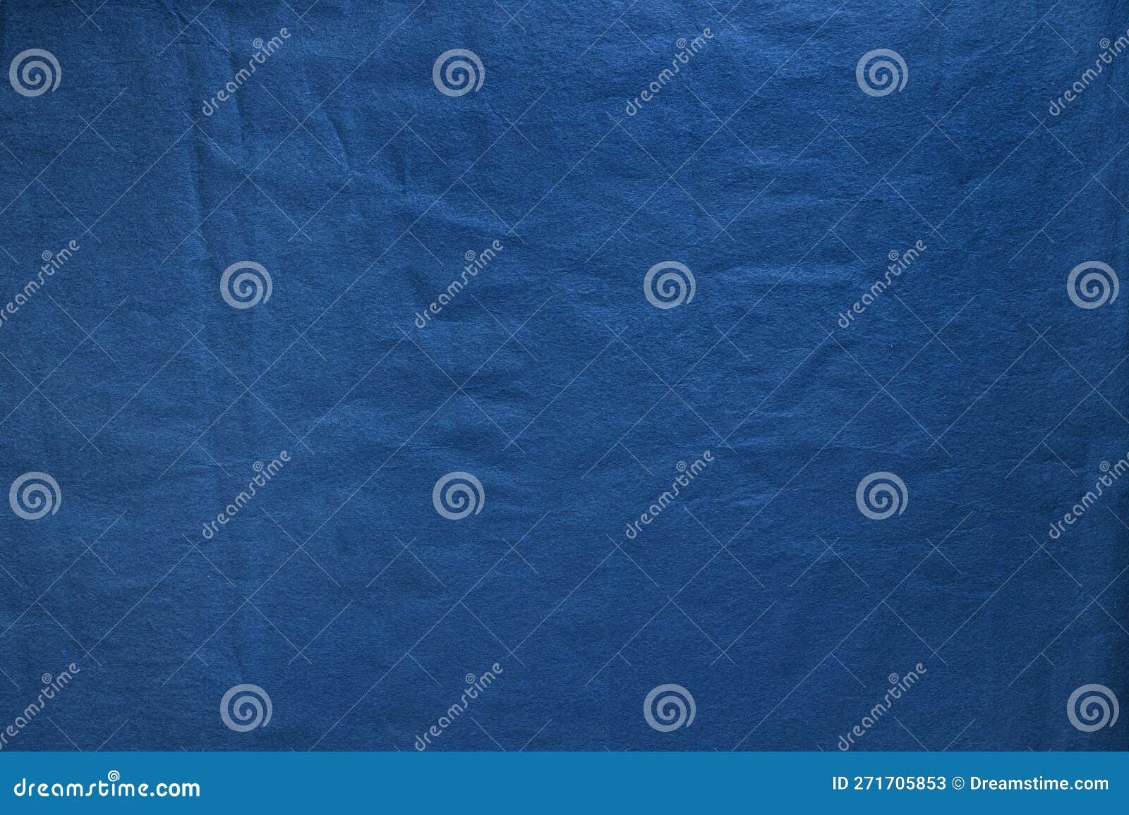 Deep Blue Wrinkled Paper Background Texture Stock Image - Image of ...