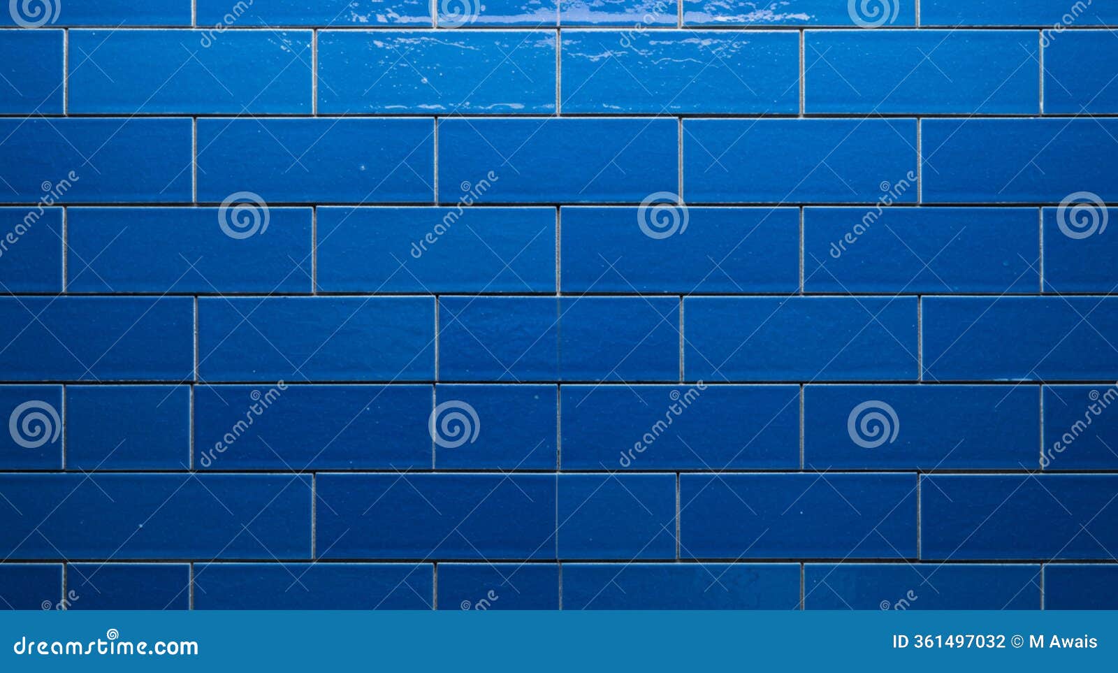 Deep Blue Rectangular Tiles Seamless Wall Texture Background Home Brick ...