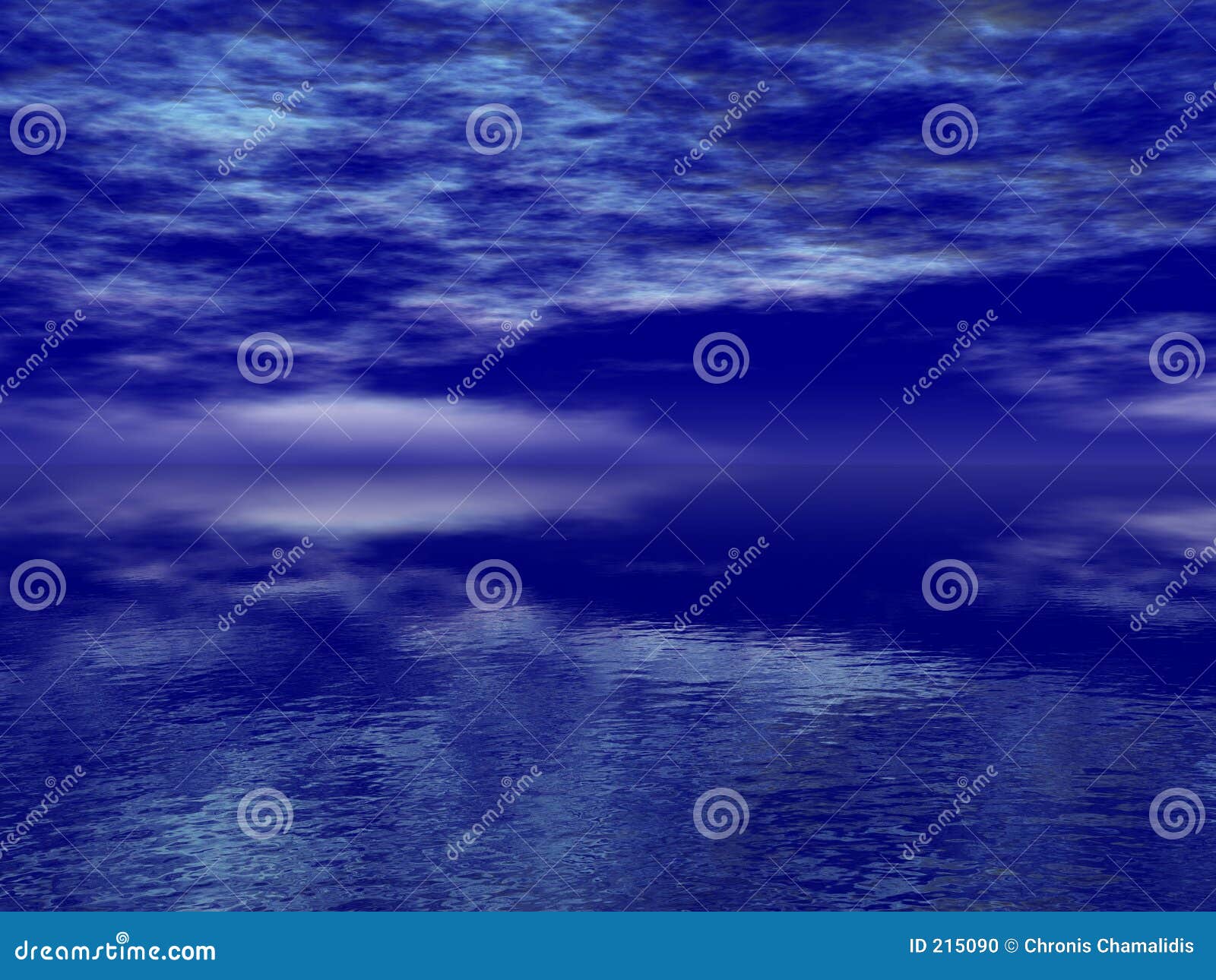 Deep Blue sea stock photo. Image of charge, rain, abstract - 215090