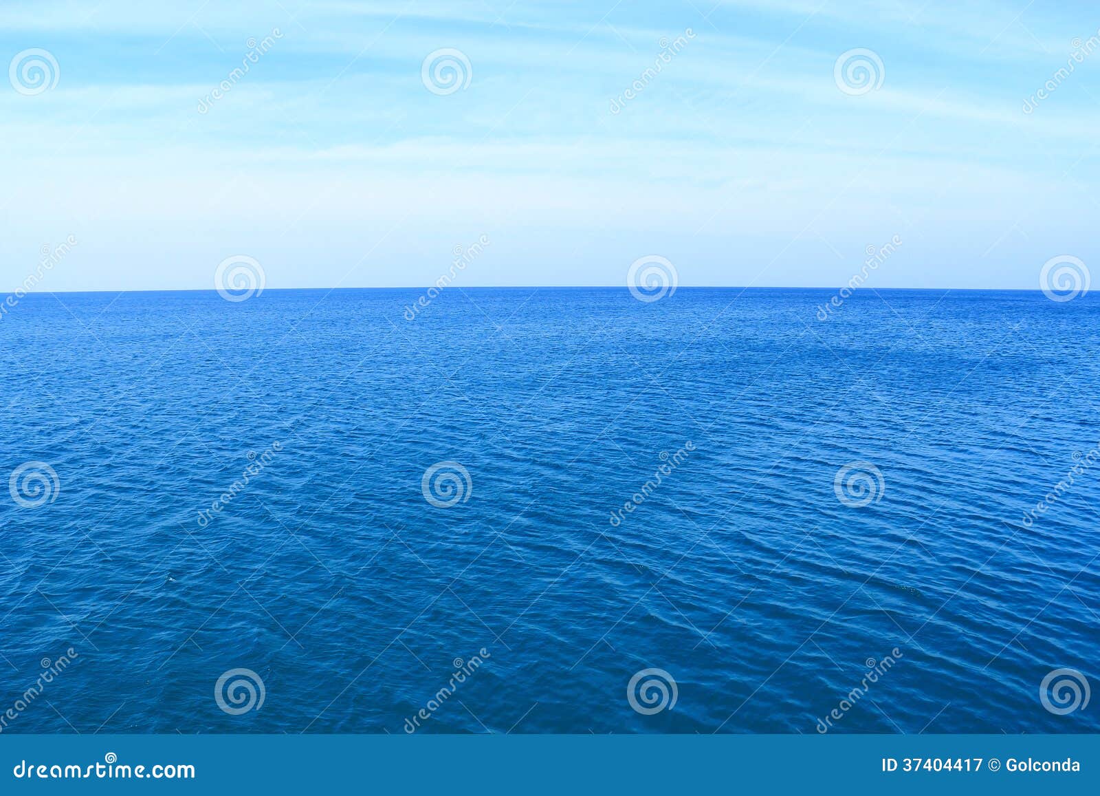 Deep Blue Sea with Clear Sky Stock Image - Image of hotel, cyclades ...
