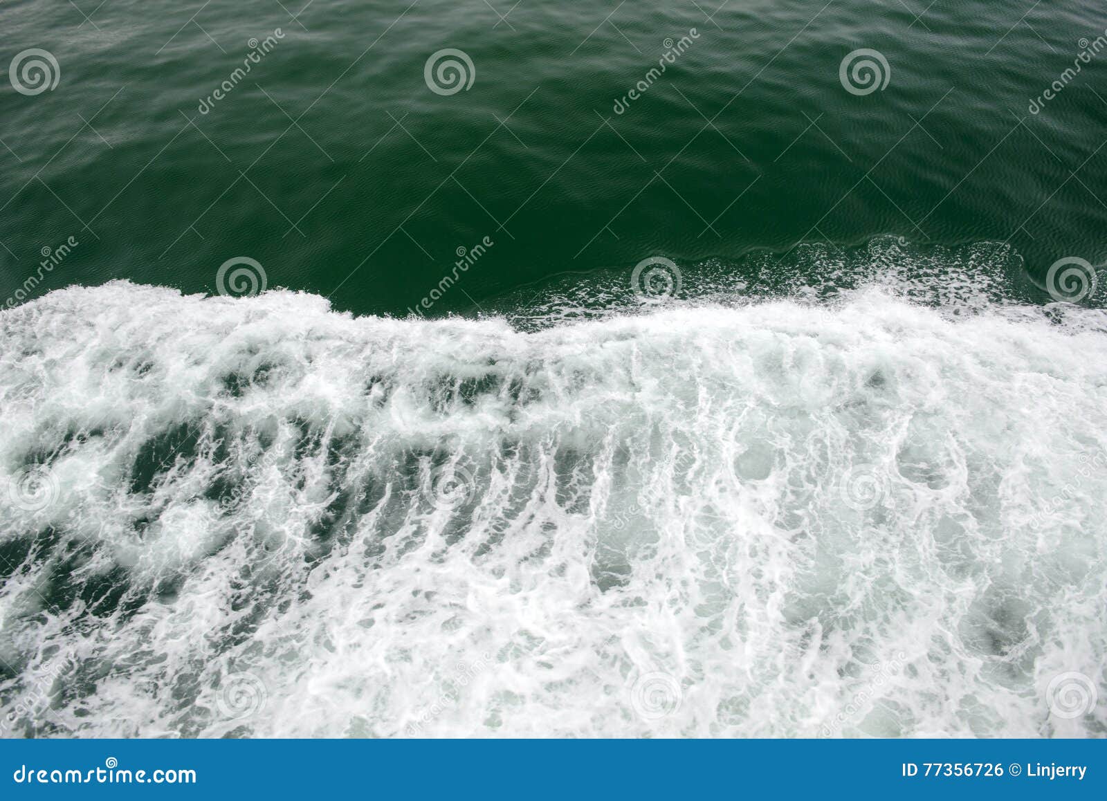 Deep Blue Sea with Foam on the Surface Stock Photo - Image of cool ...