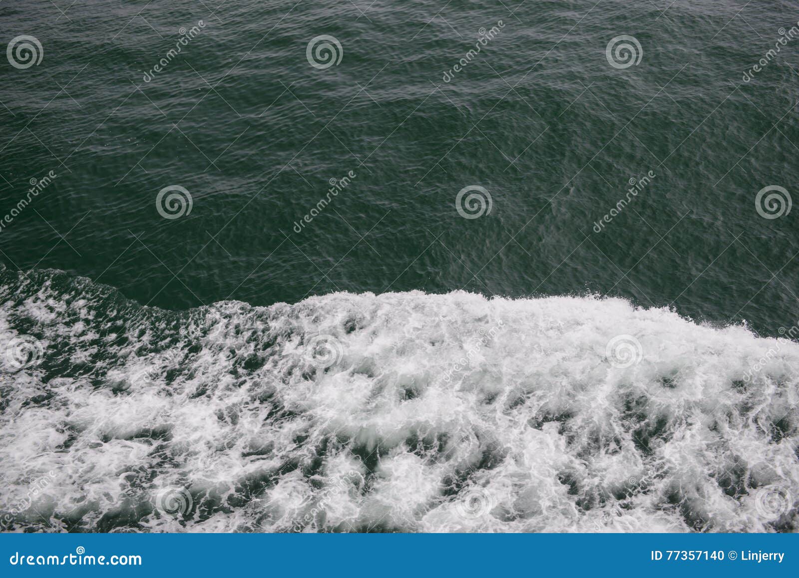 Deep Blue Sea with Foam on the Surface Stock Photo - Image of ocean ...