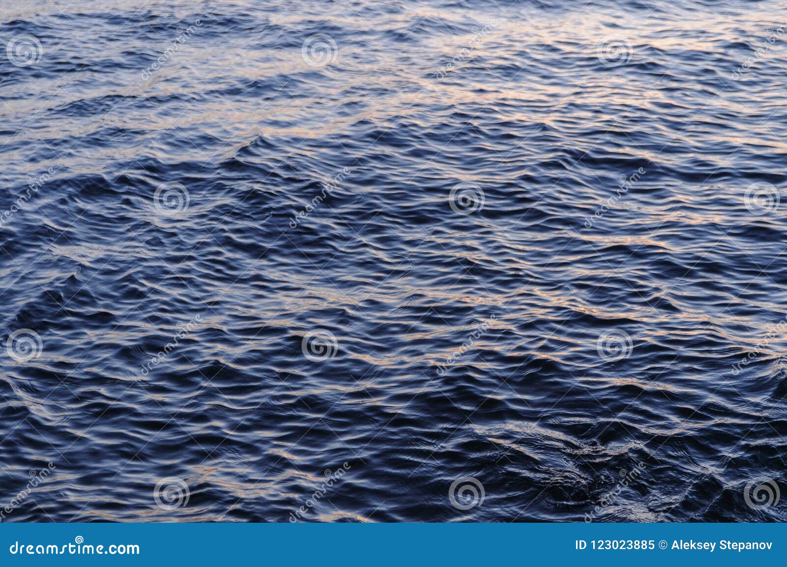 Deep blue sea at sunset stock image. Image of aqua, clear - 123023885