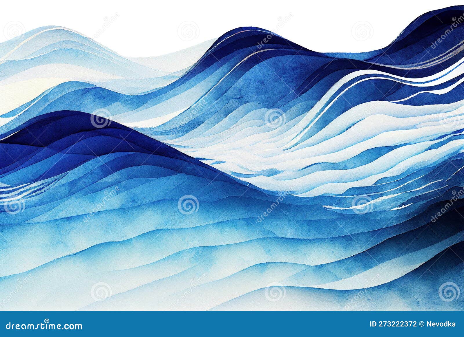 Deep Blue Sea Water Waves Gradient Lines Abstract Pattern Background ...