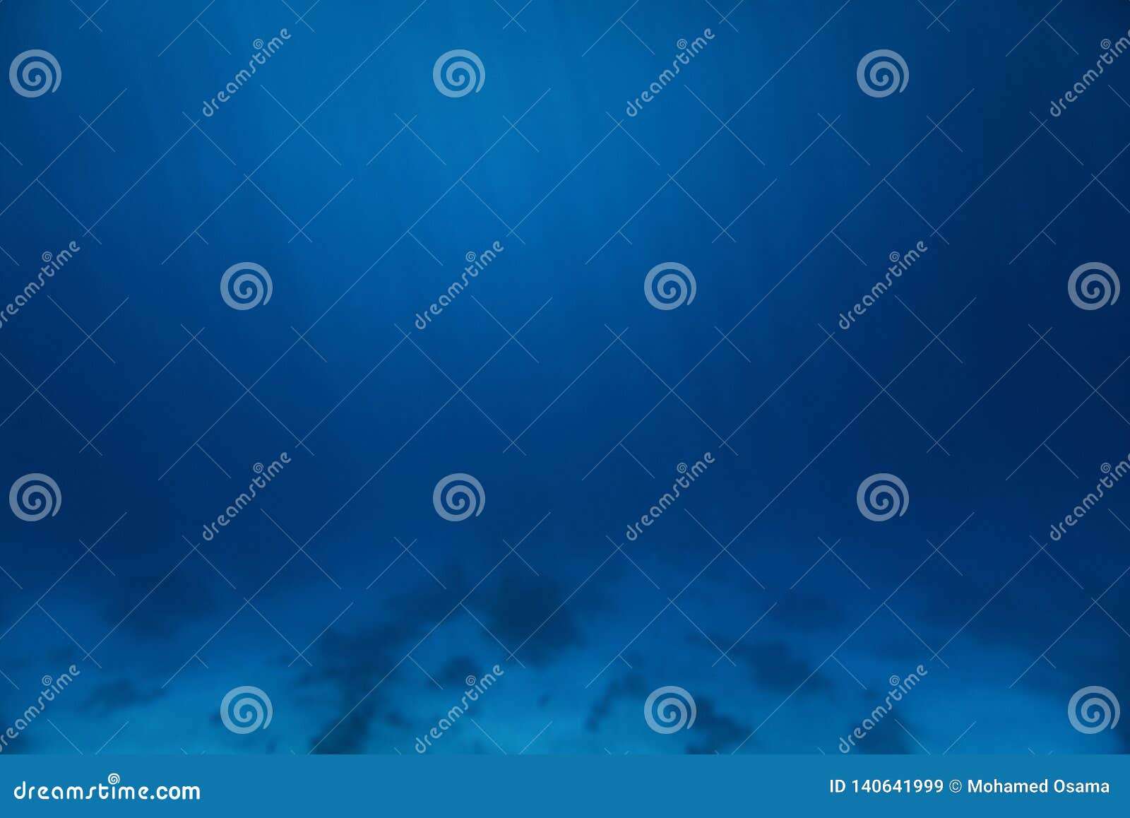 Deep Blue Seabed Underwater Background Stock Image - Image of beam ...
