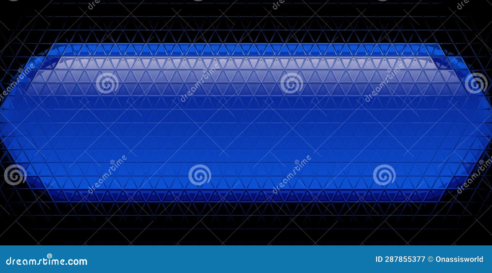 Deep Blue Shades Shapes and Blurs Abstract Background Stock ...