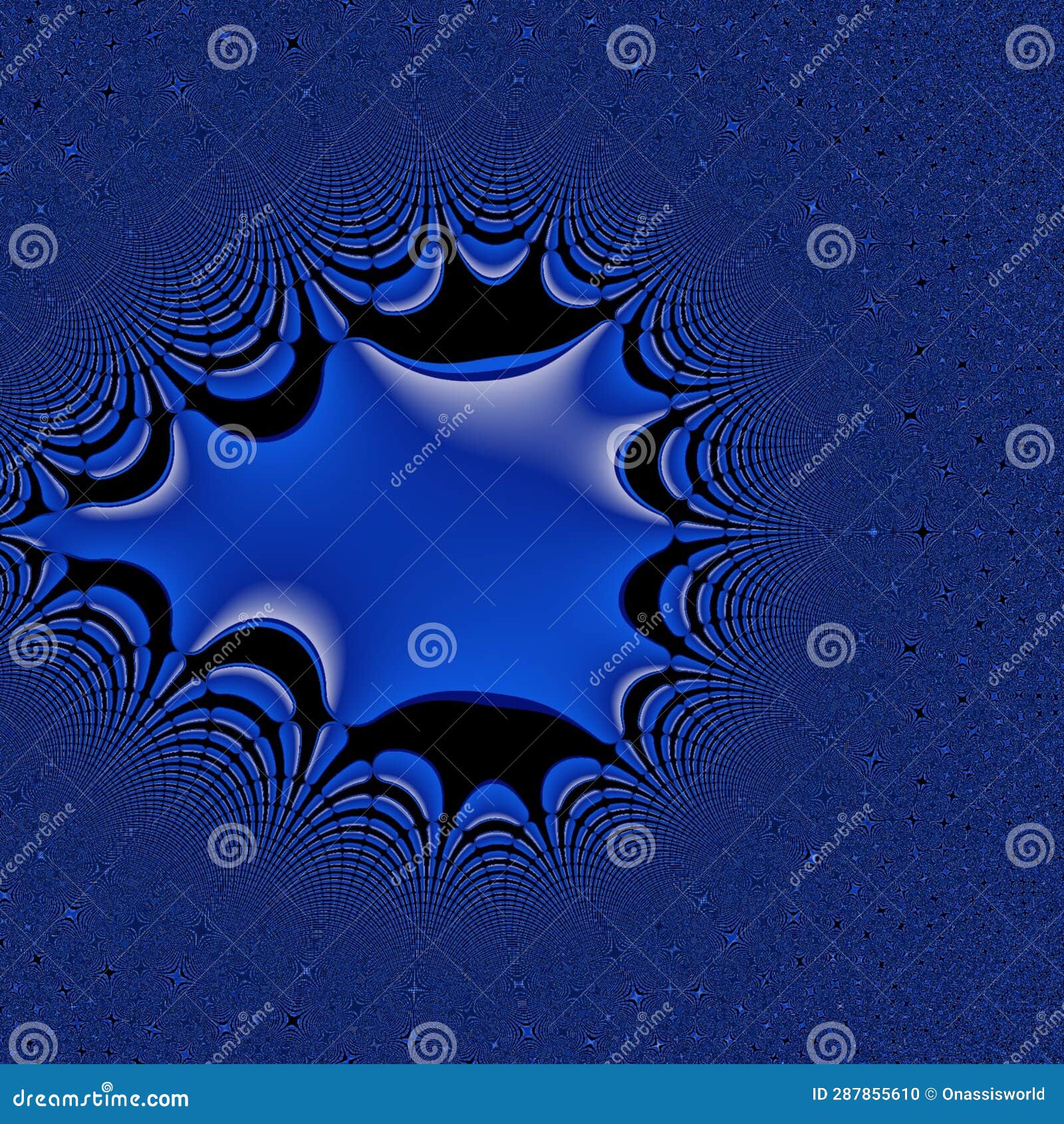 Deep Blue Shades Shapes and Blurs Abstract Background Stock Photo ...