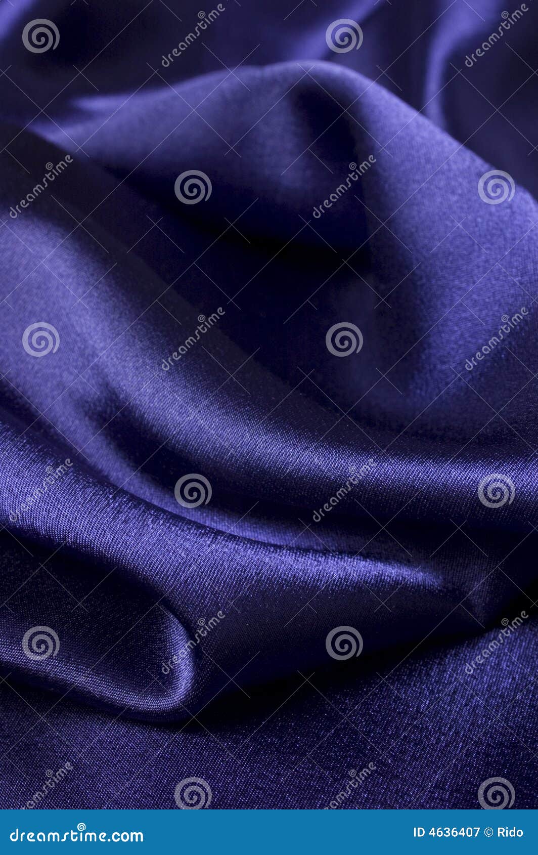 Deep Blue Silk Cloth Detail Picture. Image: 4636407